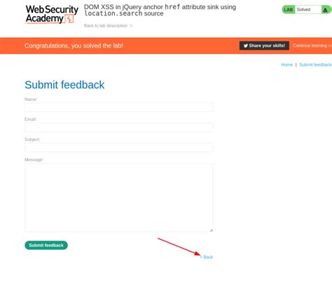 Dom Xss In Jquery Anchor Href Attribute Sink Using Arch