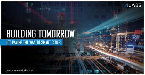 How Iot Can Boost Urban Living 4labs Technologies Posted On The Topic