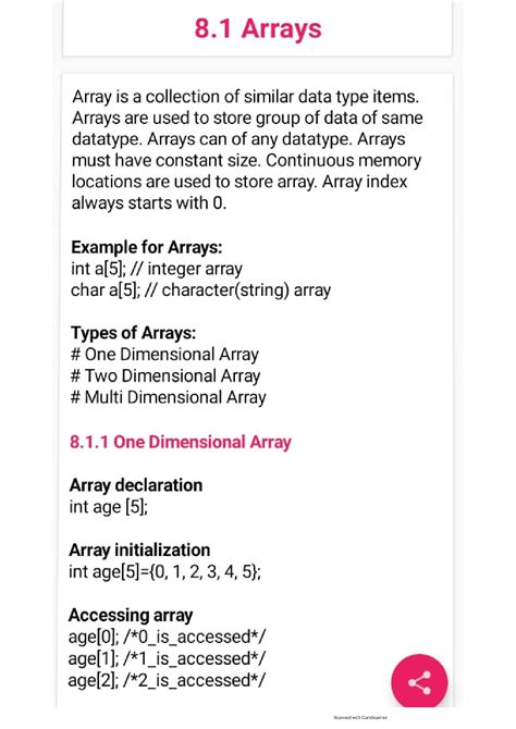 SOLUTION: Arrays pointer and string c programming complete chapter - Studypool