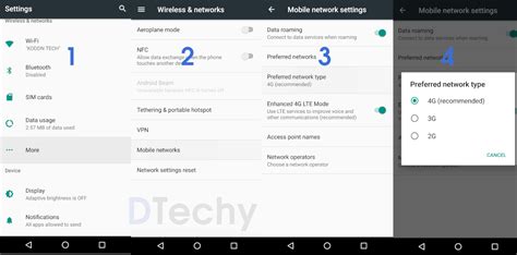 HOW To Change Switch 2G To 3G 4G LTE Preferred Network Type Mode In Android Phone