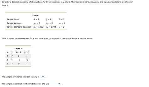 solved consider a data set consisting of observations for