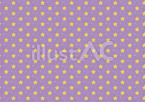 ポップな星柄背景イラスト No 23091503｜無料イラスト・フリー素材なら「イラストac」