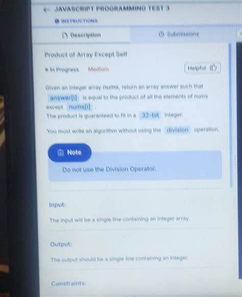 Given An Integer Array Nums Return An Array Studyx