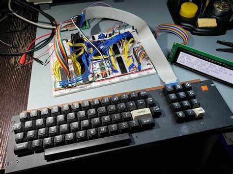 TRS Model III Keyboard On My SBC