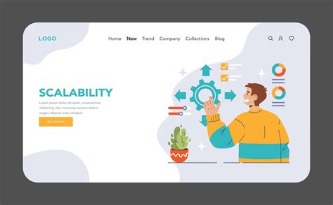 scalability concept illustration flat vector illustration 42115878