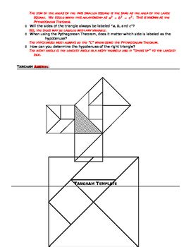 Pythagorean Theorem Introduction Activity By Miller S Math Store
