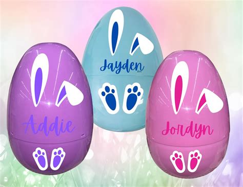Jumbo Personalized Easter Egg Personalized Easter Egg Easter Basket Personalized Jumbo