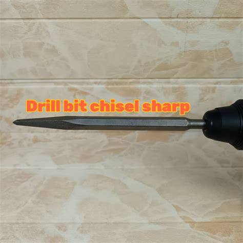 Drill Bit Sharp 14x250mm Chisel Mata Hack Pecah Batu Concrete Wall Brick Mansory Drill Electric
