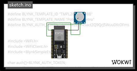Potenciometro Iot Wokwi Esp32 Stm32 Arduino Simulator