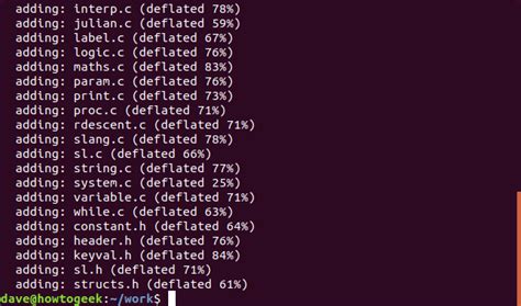 How To Zip Or Unzip Files From The Linux Terminal