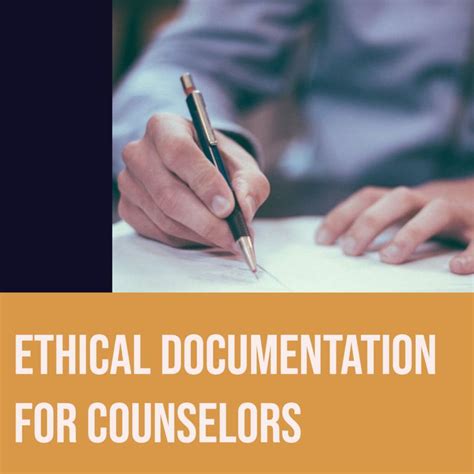 Ethical Documentation For Counselors 2020 Rerun