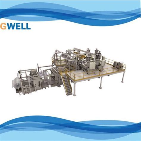 Cppcpe Cast Film Extrusion Line Pppe Material Automatic Operation