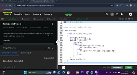 Vivek Mane On Linkedin Geeksforgeeks Codingjourney