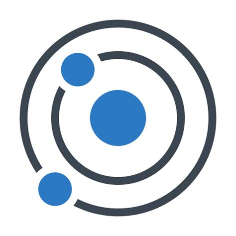 orbit generic blue icon