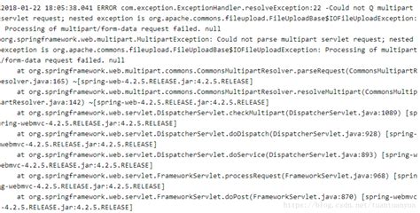 Springmvc使用multipartresolver上传大文件报错问题解决springmvc Multipartresolver 报错