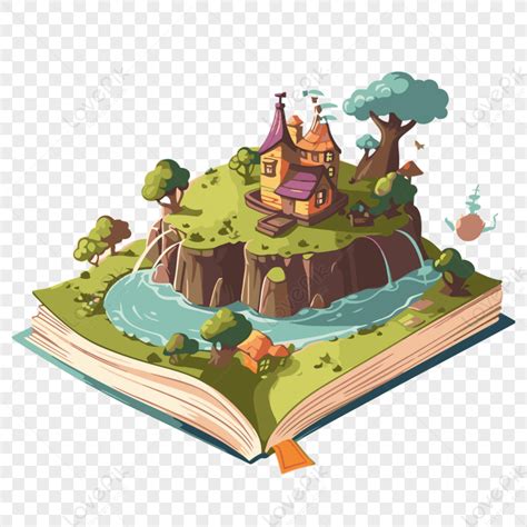 이야기 책 벡터상표클립 아트만화 Png 일러스트 무료 다운로드 Lovepik