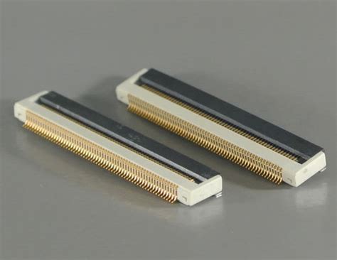 0 5mm Pitch Fpc Connector Horinzontal Botton Contact H 2 0mm Up To 65p Front Flip Type Fpc