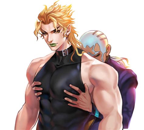 Dio Brando And Enrico Pucci Jojo No Kimyou Na Bouken And 1 More Drawn By Anjingwang Danbooru