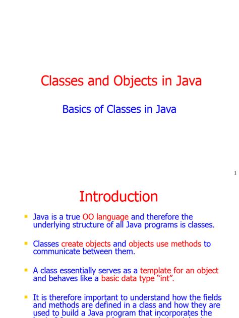 Java Unit 13 Classes Pdf Programming Constructor Object