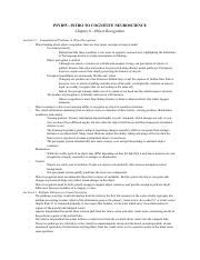 PSYB55 INTRO TO COGNITIVE NEUROSCIENCE Chapter 6 Pdf PSYB55 INTRO TO COGNITIVE