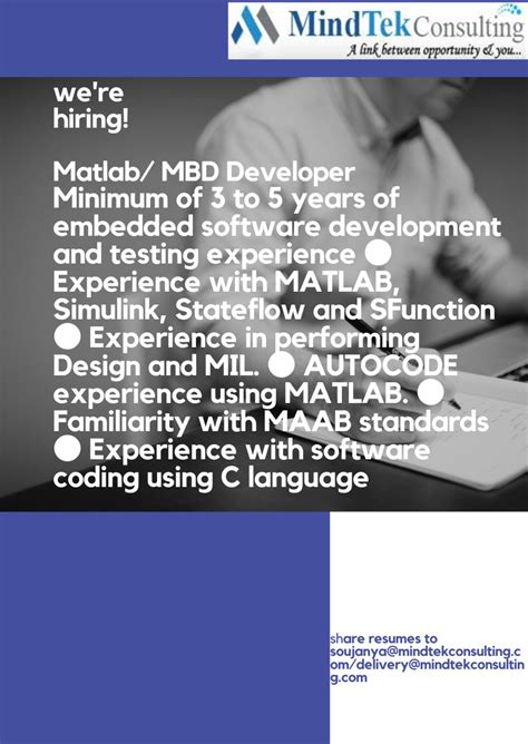 Soujanya Sridhar On Linkedin Matlab Mbd Developer Chennai3 6yrs