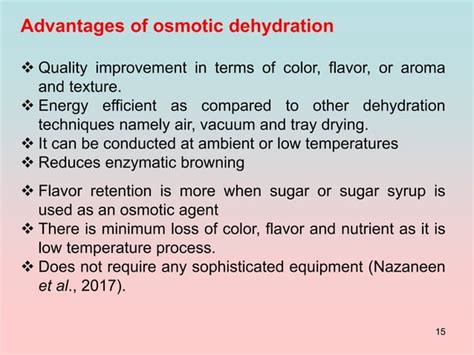 Osmotic Dehydration Dr M M Molla Bari Ppt