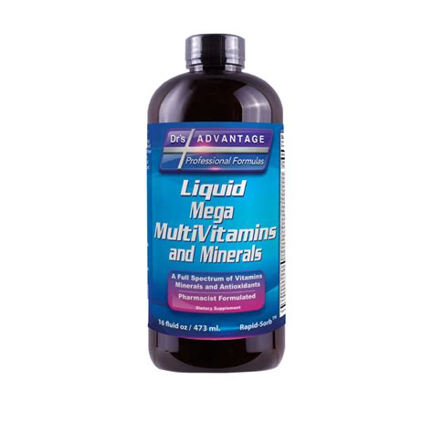 Liquid Mega Multivitamins And Minerals