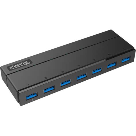 Plugable 7 Port USB 3 0 Hub USB3 HUB7C B H Photo Video