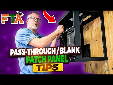 Field Tech Academy On Linkedin How To Install A Blank Patch Panel Pass Through Patch Panel