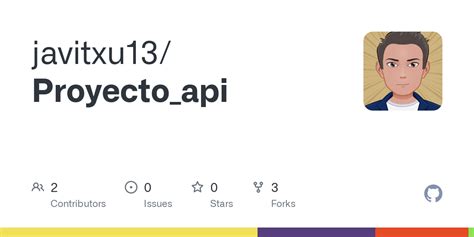 GitHub Javitxu Proyecto Api
