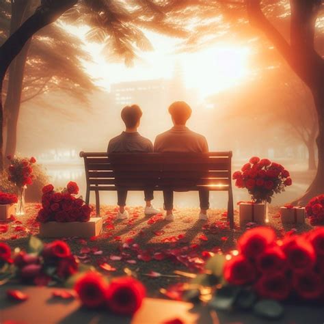 Dia Dos Namorados Vetor Premium Gerado Com Ia