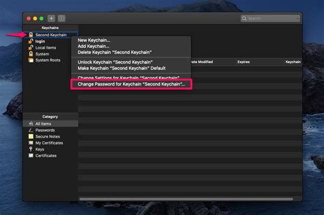 How To Change Keychain Password On Mac
