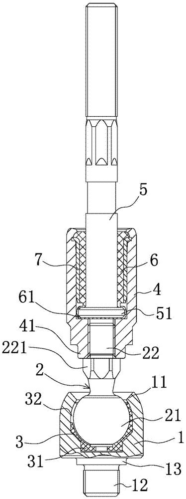 一种汽车横拉杆总成的制作方法