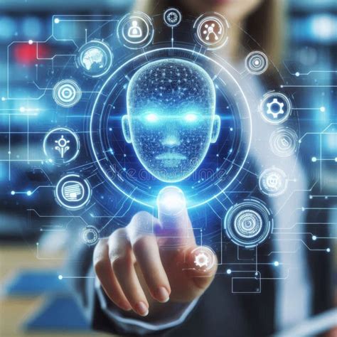 Depict The Concept Of Artificial Intelligence Automation And Modern