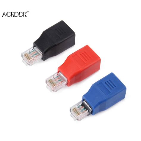 Rj45 Mf Crossover Adapter Male To Female Crossed Ethernet Cable