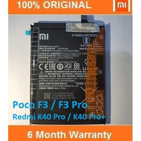 Jual Xiaomi Battery Baterai Poco F Pro Redmi K Pro Plus Bm Y Original Jakarta Pusat