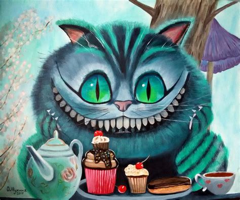 Чеширский кот из алисы в стране чудес рисунки фото и картинки