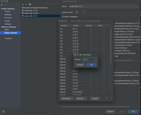 Installing New Scala Sdk X X On Intellij Stack Overflow