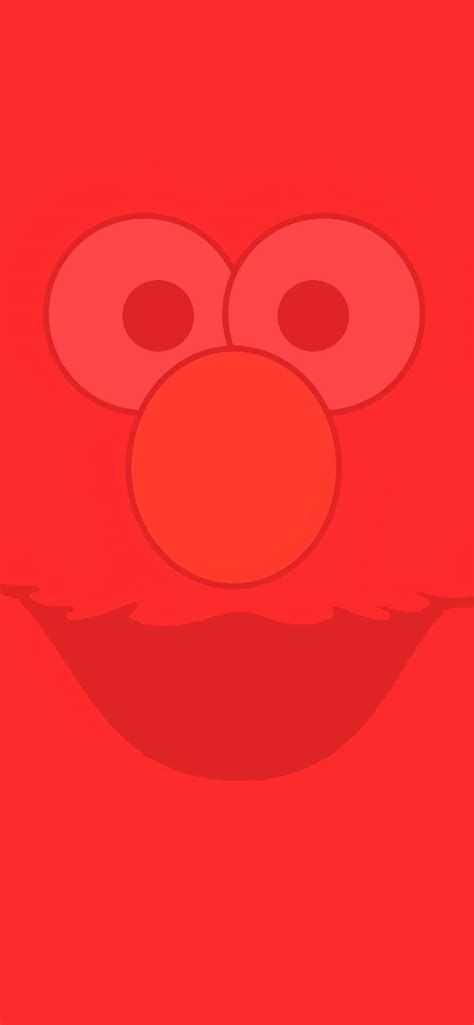 Elmo Sesame Street Red Wallpapers Minimalist Wallpapers Iphone
