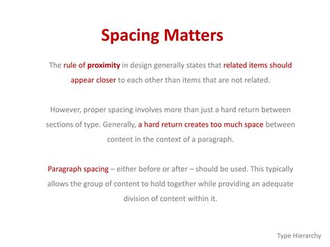 Basics Of Typography Hierarchy Pptx