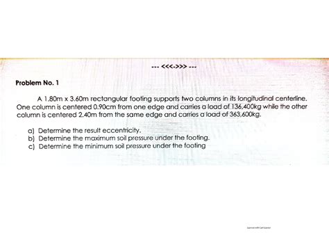 Solution Geotechnical Engineering Sample Problems With Solutions