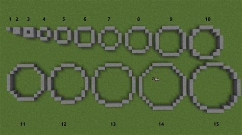 How To Build Circles In Minecraft Circle Chart Pro Game Guides