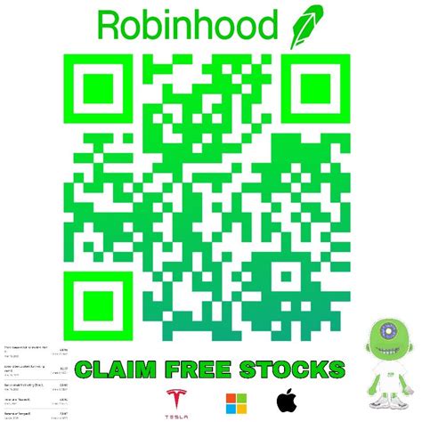 Robinhood Qr Code Investment Advice Coding Investing