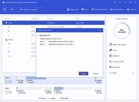 디스크 관리에서 할당되지 않은 여유 공간을 사용하는 방법 EaseUS
