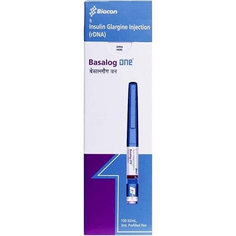 Basalog One 100iu Ml Injection At Best Price In Mumbai N Chimanlal
