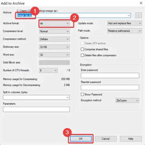 How To Split And Merge ZIP Folders On Windows With Zip