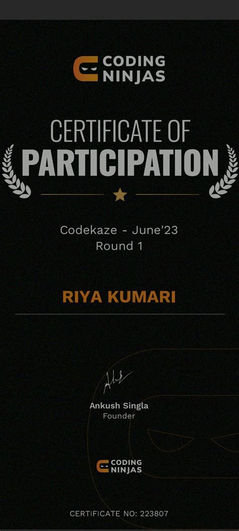 coding ninja participation coding codingchallenge codingninjas