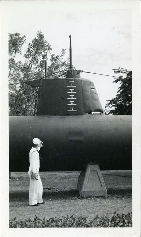 The Side Of A Type A Ko Hyoteki Japanese Midget Submarine In Hawaii