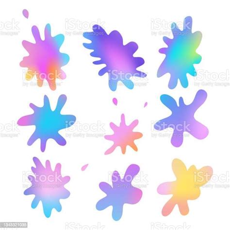 모던 네온 컬러의 유체 3d 셰이프 포스터 브로셔 섬유 패턴 선물 포장 웹 및 데스크톱 배경 화면을위한 액체 홀로그램b 배경 템플릿 0명에 대한 스톡 벡터 아트 및 기타