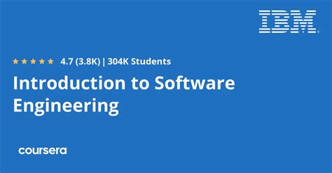 Introduction To Software Engineering Coursera